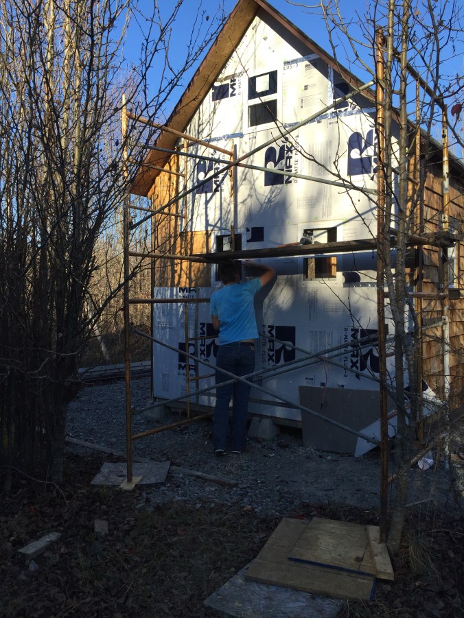 foam-board-tiny-cabin-side-wall | paulette guerin